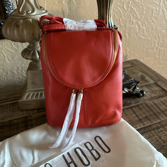 HOBO | Bags | Nwt Hobo Fern Crossbody Pebbled Leather Red Clay | Poshmark